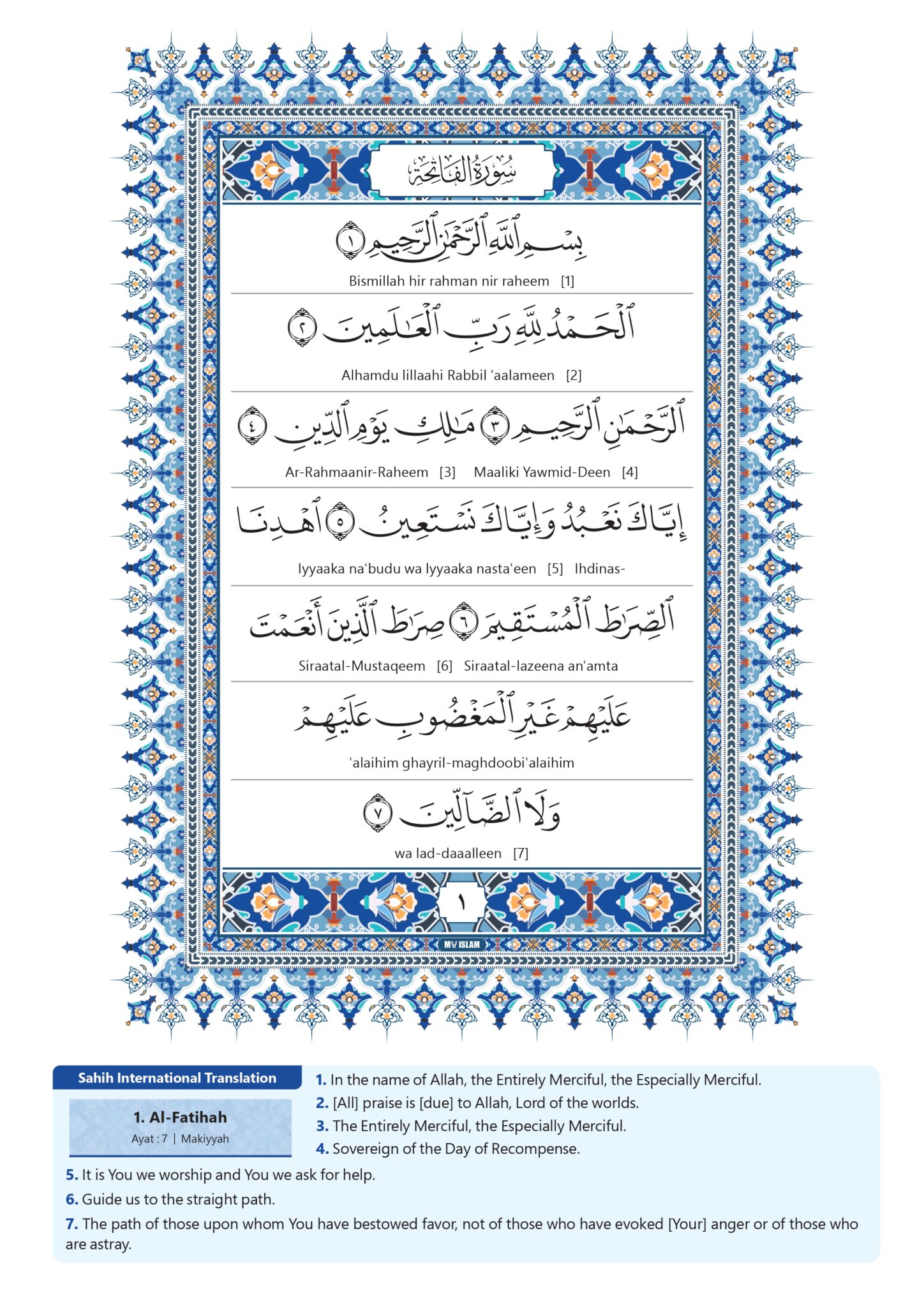 Key Highlights Of Surah Al Fatiha Key Highlights Of Surah Al Fatiha
