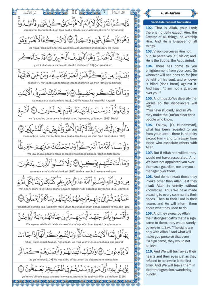 Surah Anam Transliteration: Understanding, Recitation, And Benefits 6