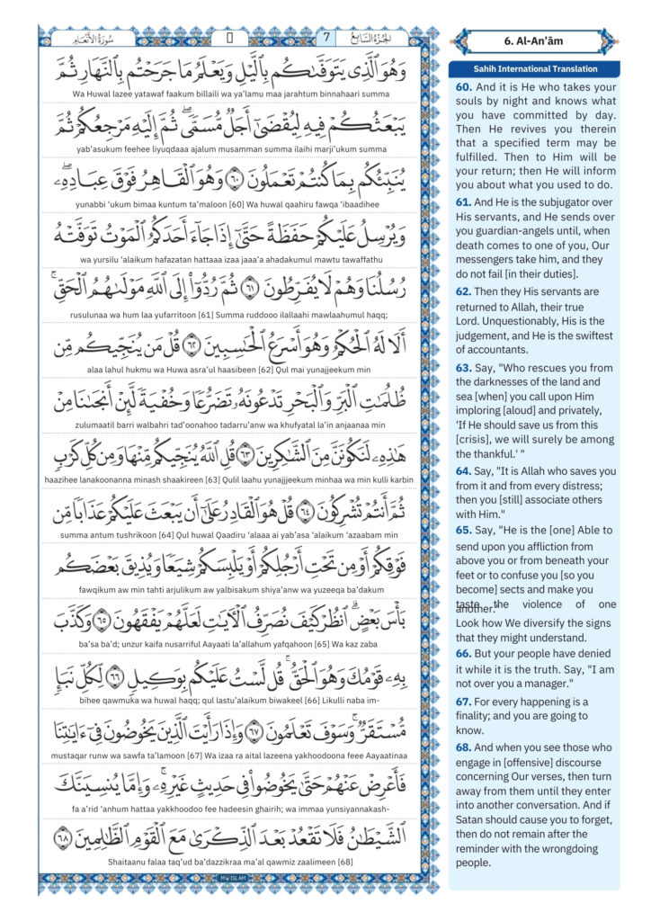 Surah Anam Transliteration: Understanding, Recitation, And Benefits 6